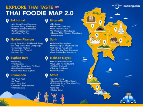 Explore Thai taste Thai foodie map 2.0